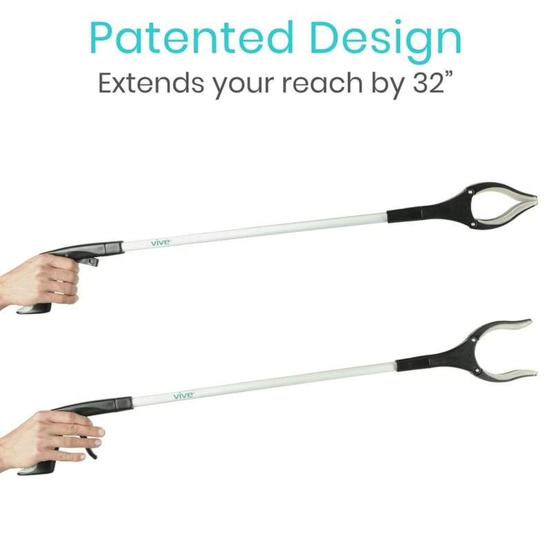Reacher Grabber - Long Handled Pick Up Tool — Vive Health