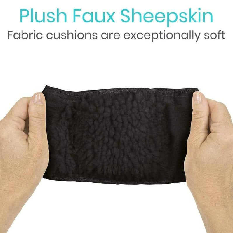 Sheepskin Padded Hand Grips for Folding Walker — Vive Health