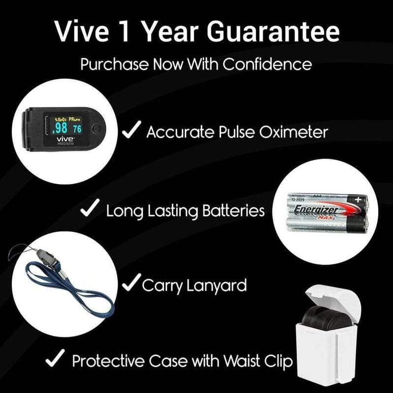 Smart Pulse Oximeter - Oxygen Saturation Tester — Vive Health