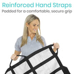 Large Patient Transfer Sheet with Handles — Vive Health