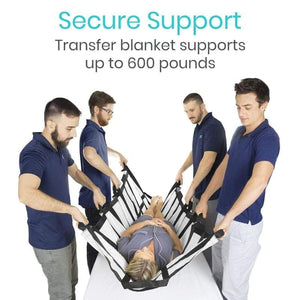 Large Patient Transfer Sheet with Handles — Vive Health