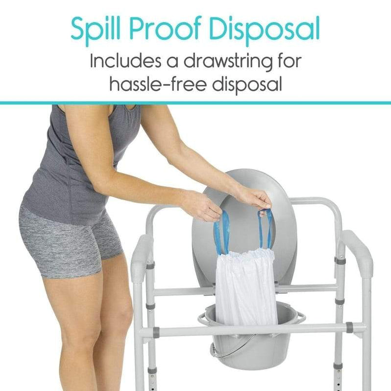 Commode Liners - Disposable & Leakproof — Vive Health