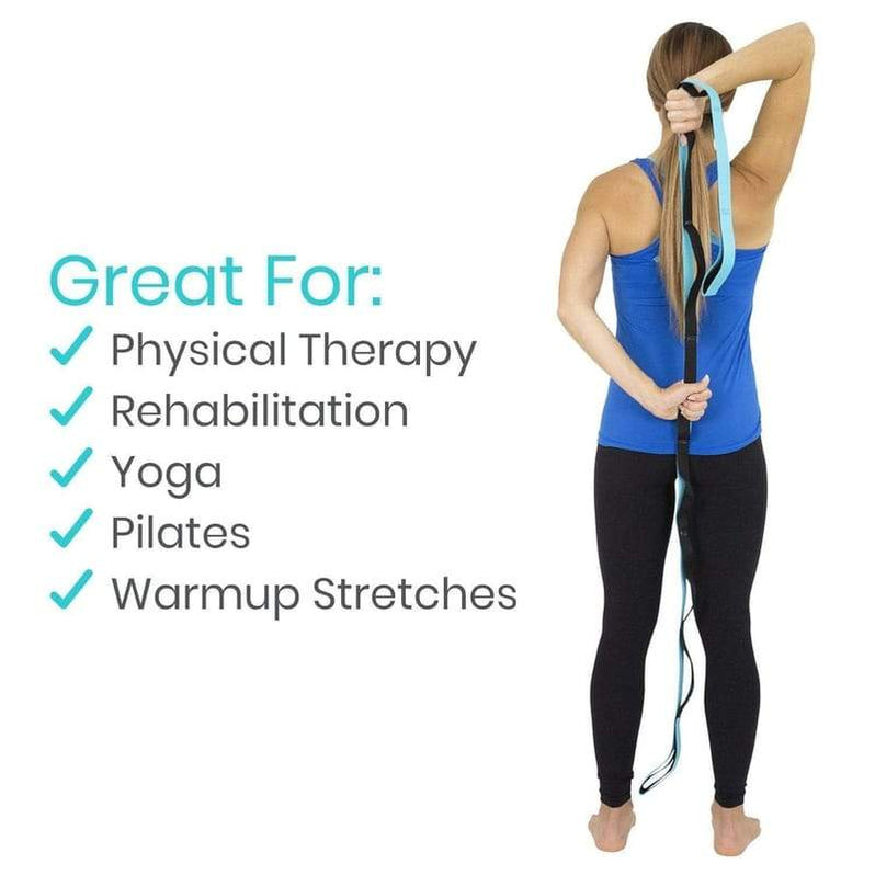 Stretch Out Strap - Yoga, Hamstring, Leg, Running & PT — Vive Health