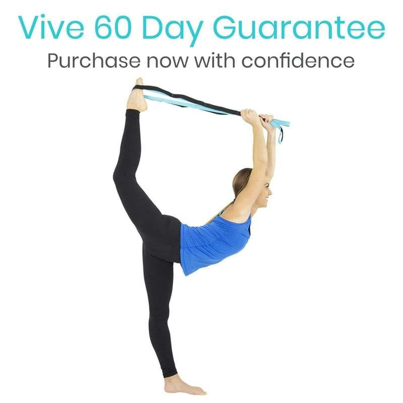 Stretch Out Strap - Yoga, Hamstring, Leg, Running & PT — Vive Health