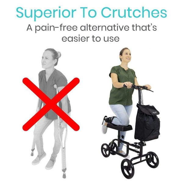 Knee Scooter Walker - For Broken Leg or Foot - Vive Health