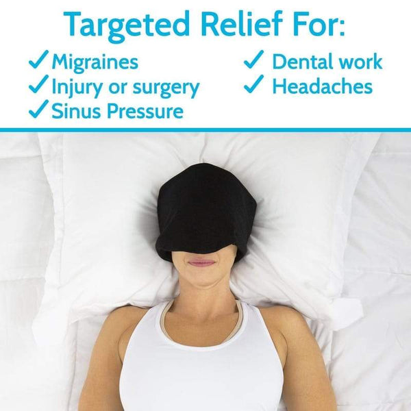Head Ice Pack - Headache, Migraine & Neck Pain Relief - Vive Health