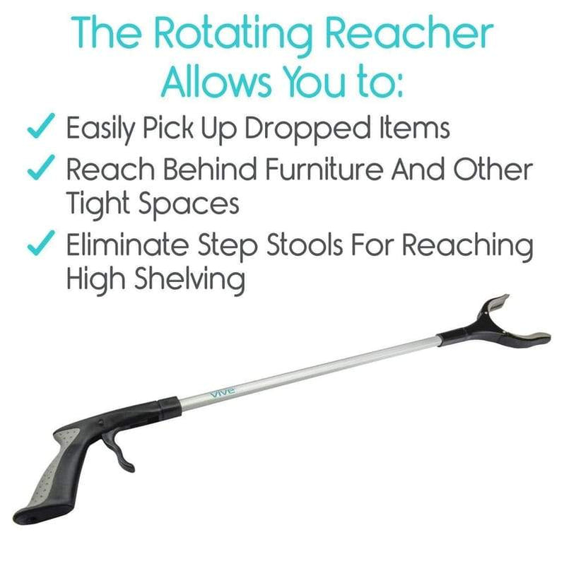 Reacher Grabber - Long Handled Pick Up Tool — Vive Health