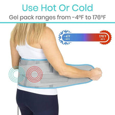 Compression Back Ice Wrap - Cold/Hot Pain Relief — Vive Health