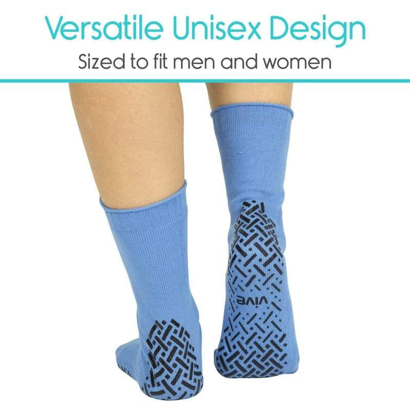 Non Slip Socks - Anti Skid Grip for Hospital & Adults — Vive Health