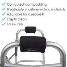 Padded Hand Grips for Folding or Rolling Walker — Vive Health