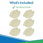 Foot Pads - Felt Arch Supports for Shoes — Vive Health
